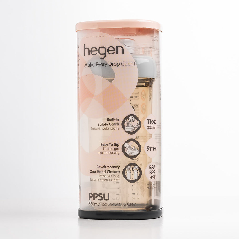 11oz Straw Cup PPSU, Grey – Hegen Online Store